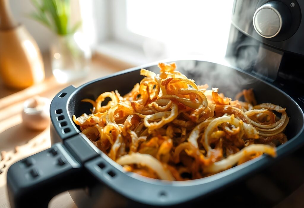 Cebolla frita en freidora de aire | 17 minutos | 5/5 estrellas